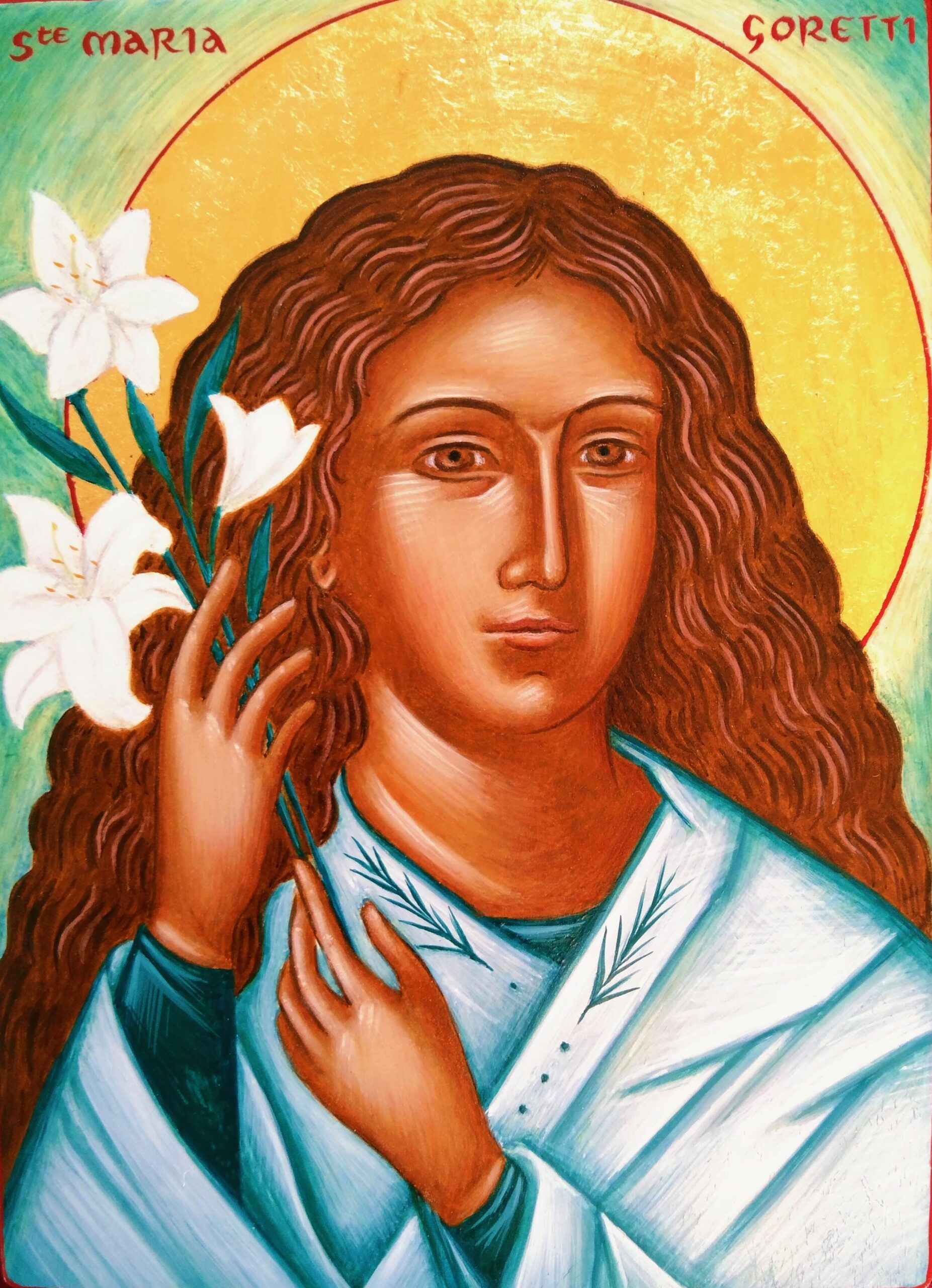 Sainte Maria Goretti - Icônes traditionnelles et Tempéras italiennes